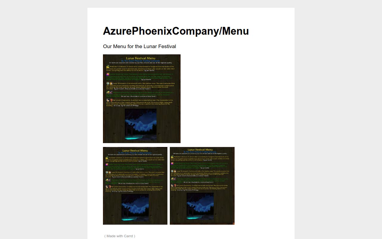AzurePhoenix.Menu